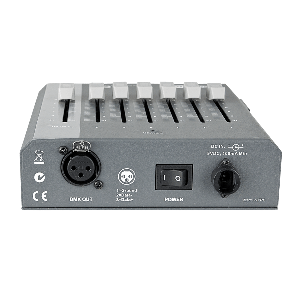 Showtec 6 Channel DMX Lighting Desk for Hire - Red Event Production