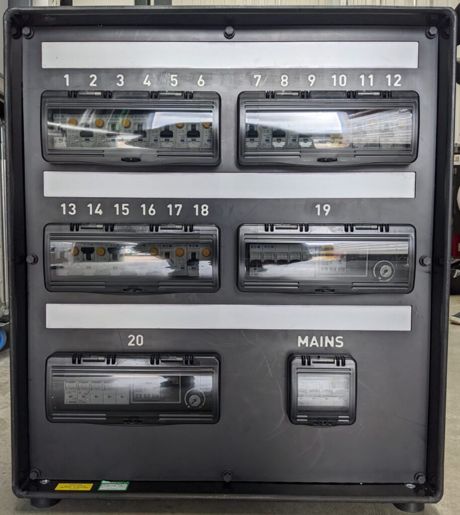 63A 3PH Power Distro for Hire - Red Event Production