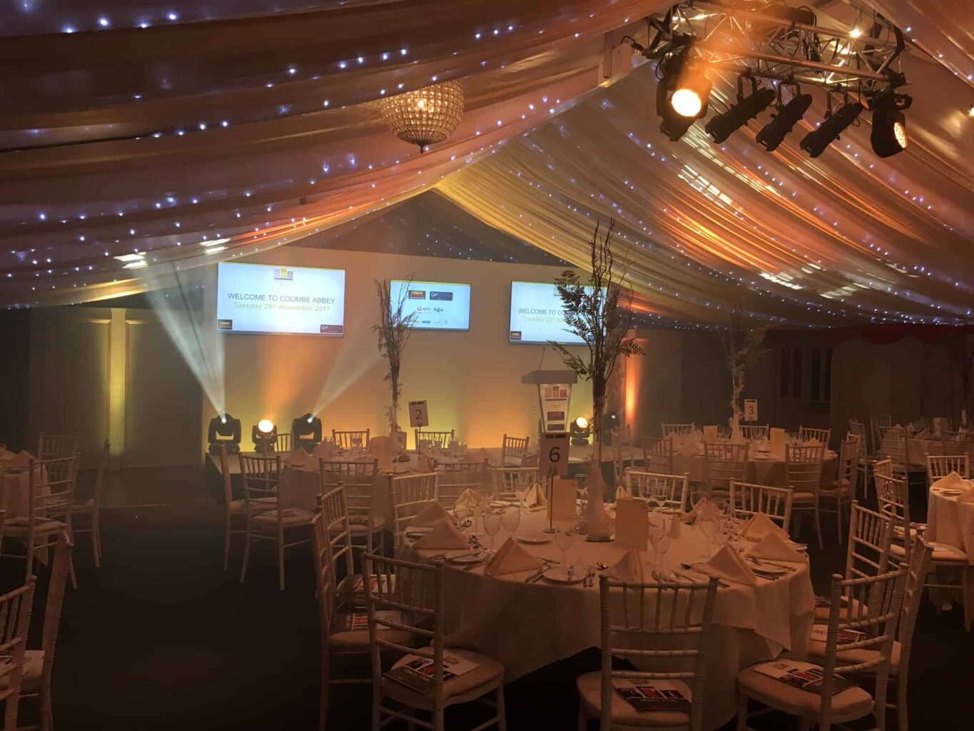 10ft Stage Set Panels - Custom Finish for Hire - Red Event Production