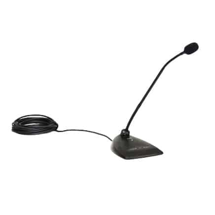 Shure MX412 Lectern Mic Kit (Pair) for Hire - Red Event Production