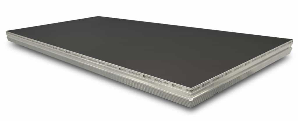 Lightspace 2M x 1M Stage Deck for Hire - Red Event Production
