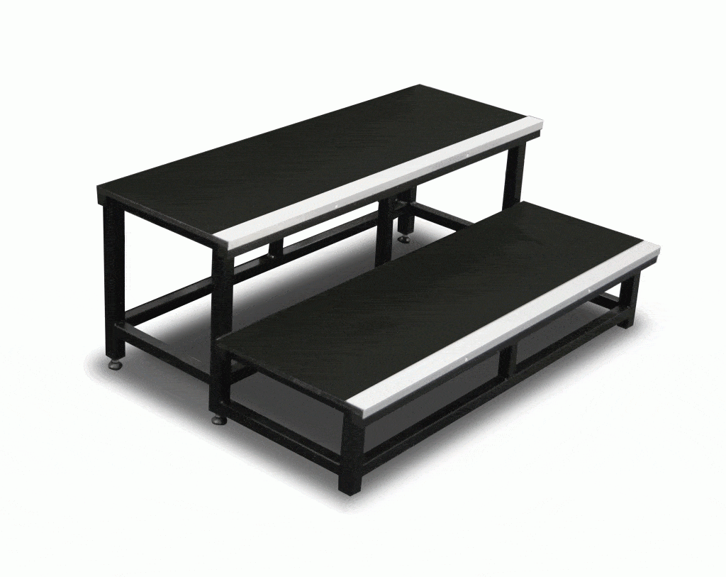 Lightspace 20CM & 40CM Step Unit for Hire - Red Event Production