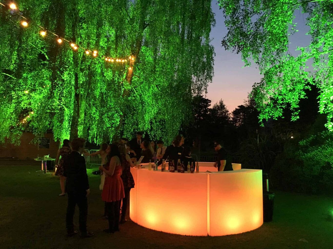 LED Circular Bar for Hire - Red Event Production