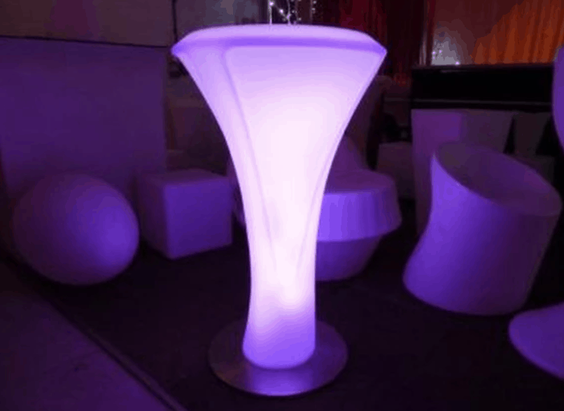 LED Poseur Table for Hire - Red Event Production