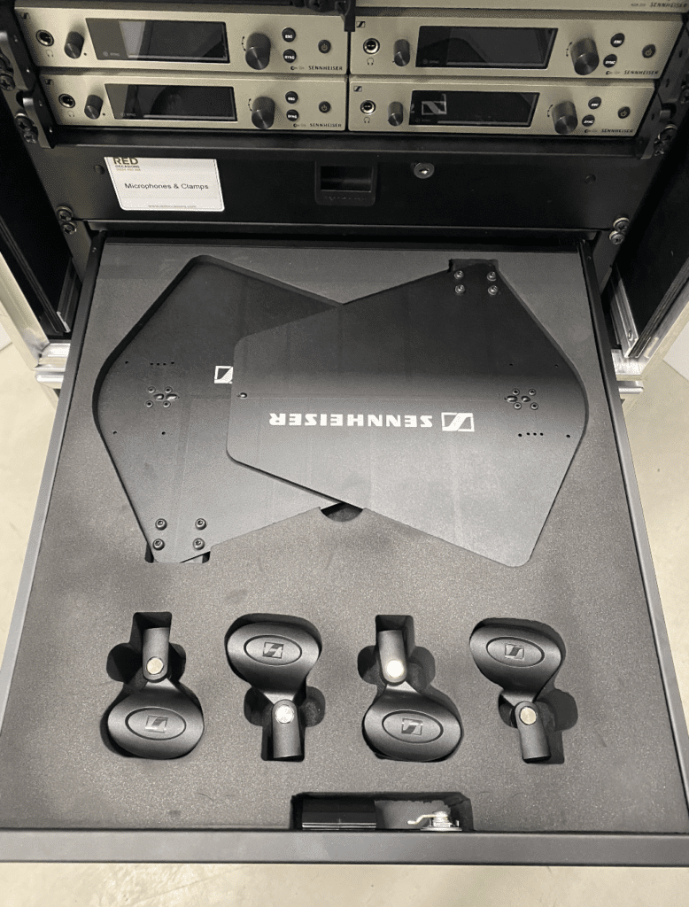 Sennheiser 4 Way G4 Radio Rack for Hire - Red Event Production