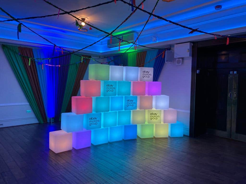 LED Cube for Hire - Red Event Production