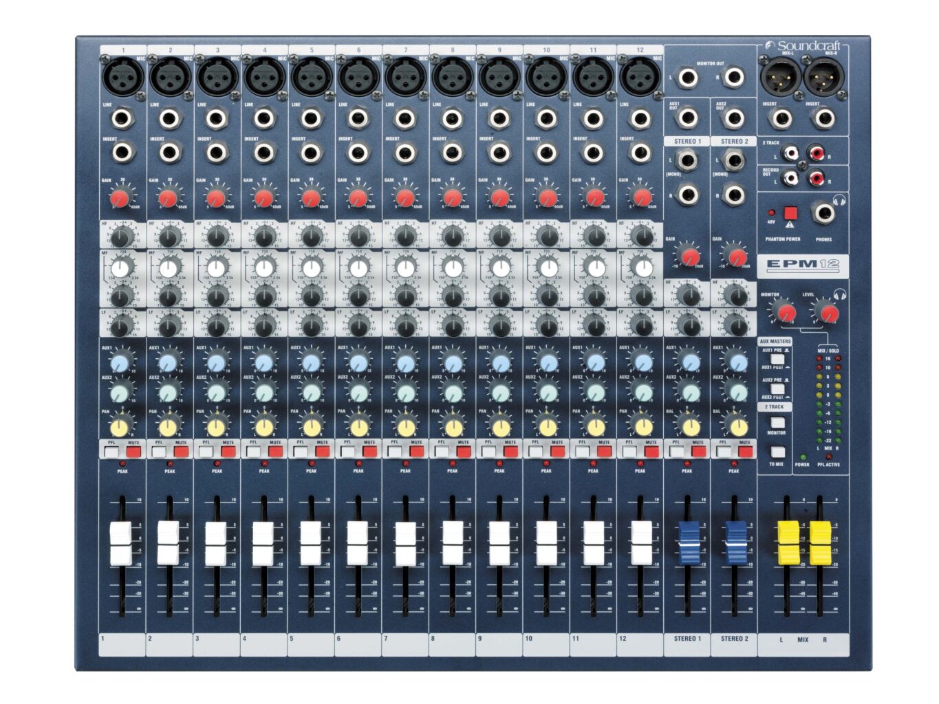 Soundcraft EPM12 Mixing Desk for Hire - Red Event Production